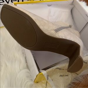 Seven Dials | Shoes | Seven Dials Nicole Croco Leather Ankle Boots ...